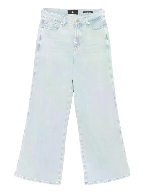 7 For All Mankind Lotta Wide-leg Jeans - Blue