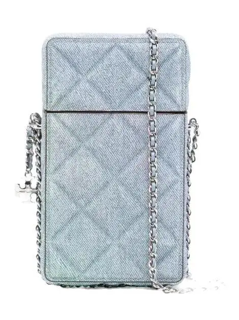 Tory Burch Fleming Phone Crossbody Bag - Blue