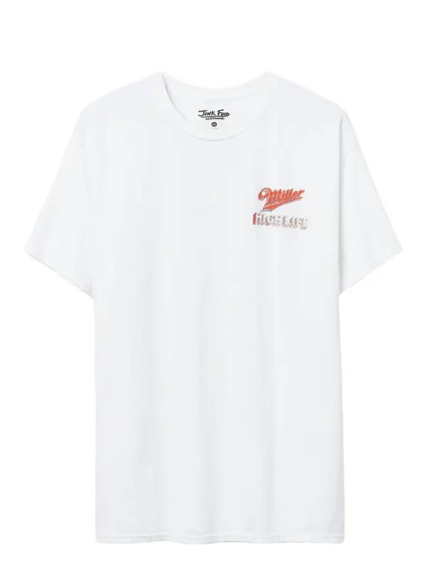 Junk Food Clothing Miller High Life Waterfall Flea Market Tee - White