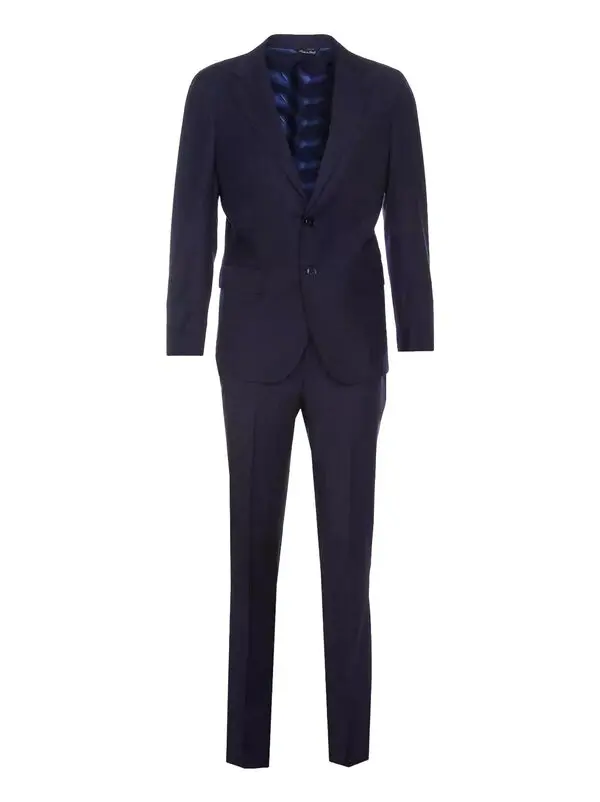 COLAMARINO Cotton Two-piece Suit - Blue