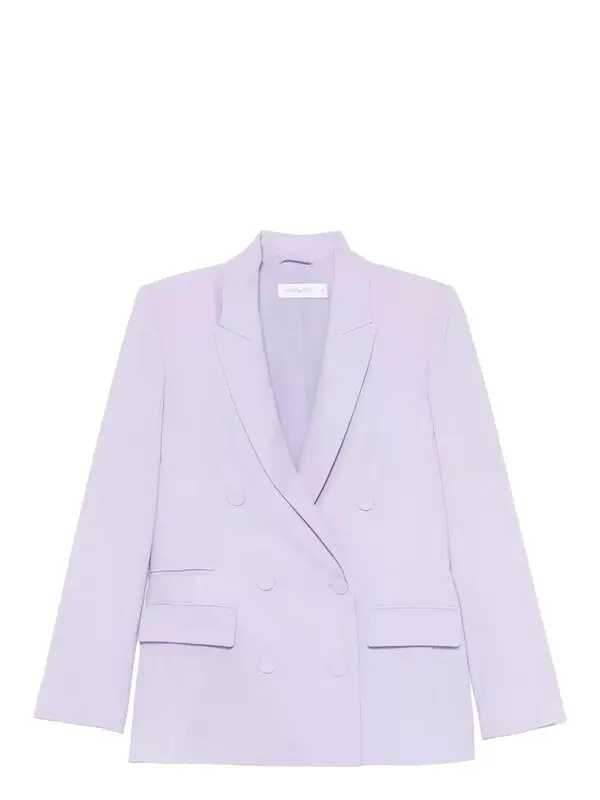 Patrizia Pepe Crepe Blazer - Purple