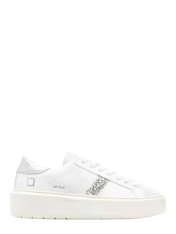 D.a.t.e. Lace-up Flatform Sneakers - White