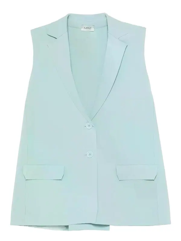 MRZ Knife-pleat Waistcoat - Green