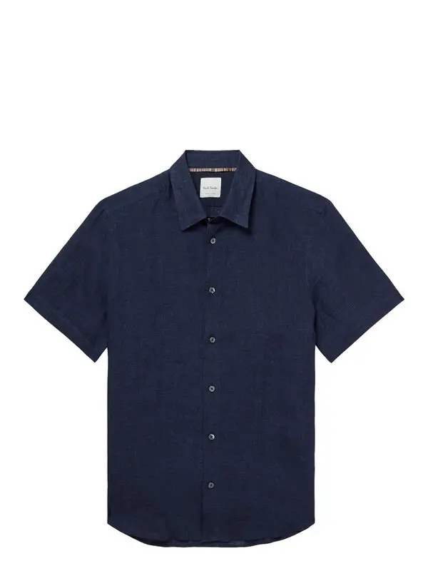 Paul Smith Linen Shirt - Blue