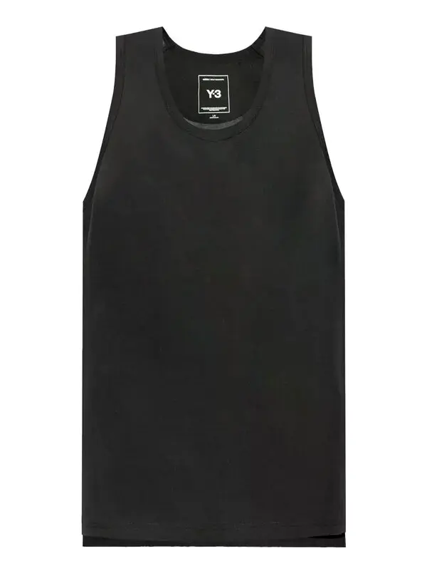 Y3 Cotton Tank Top - Black