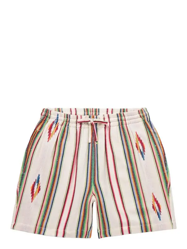 KARDO Olbia Cotton-jacquard Shorts - Neutrals