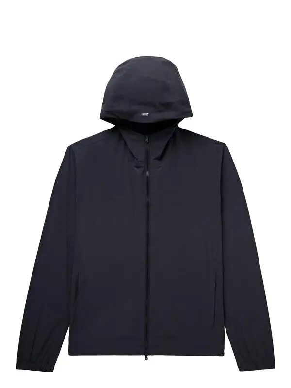 Herno Hooded Shell Jacket - Blue