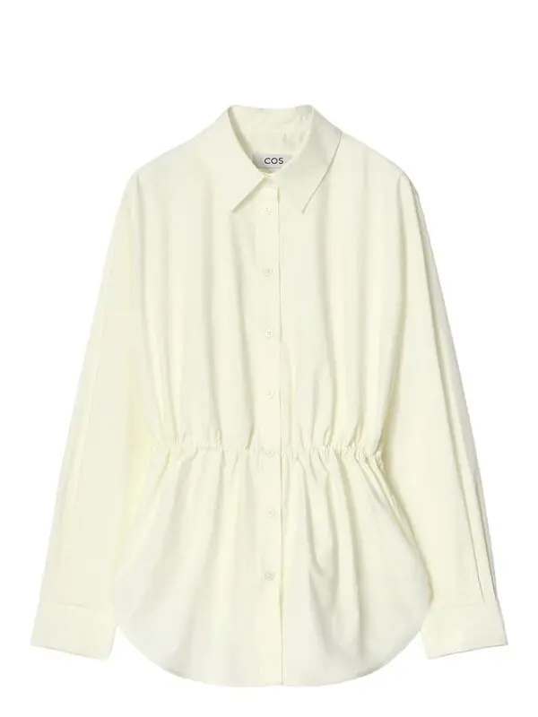 Cos Drawstring-waist Shirt - Yellow