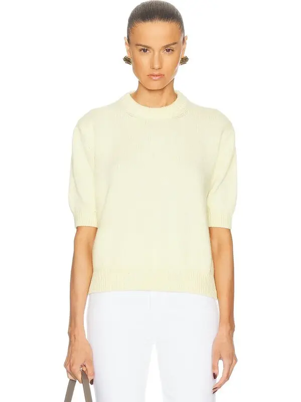 Khaite Davin Cashmere Sweater - Zest