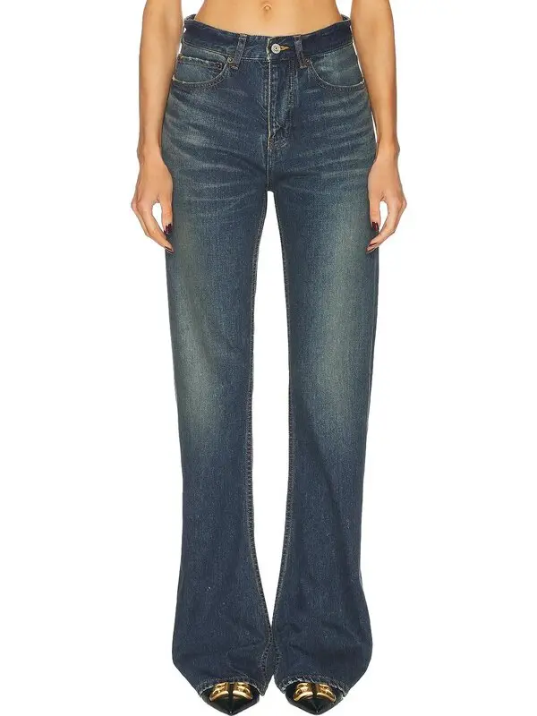 Balenciaga Bootcut Jeans - Deep Blue