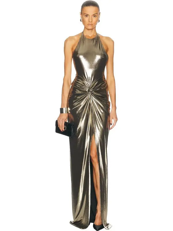 Retrofete Anida Dress - Metallic Pewter