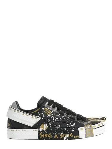 Dolce & Gabbana Leather Sneakers - Black