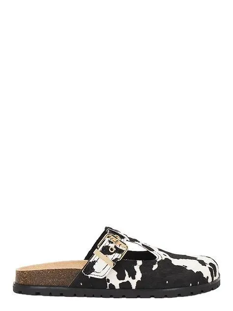 Steve Madden Atticus Clogs - Cow Print