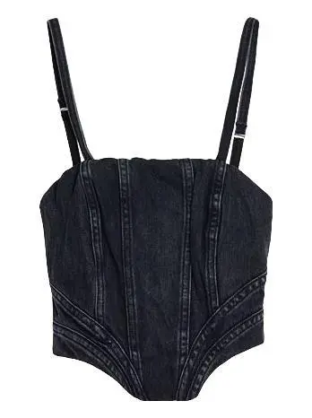 Amiri Denim Corset - Black