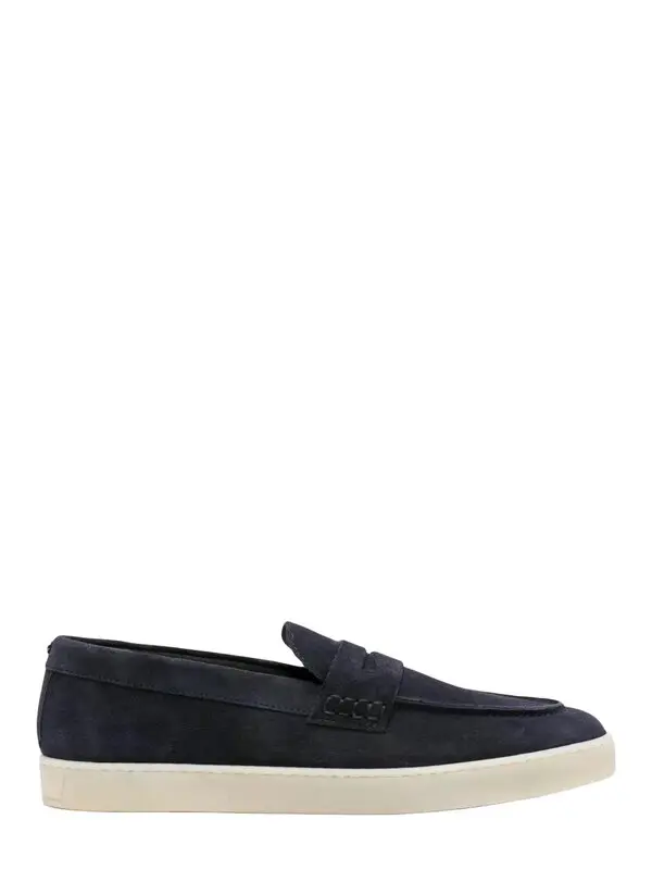 Canali Suede Loafers - Blue