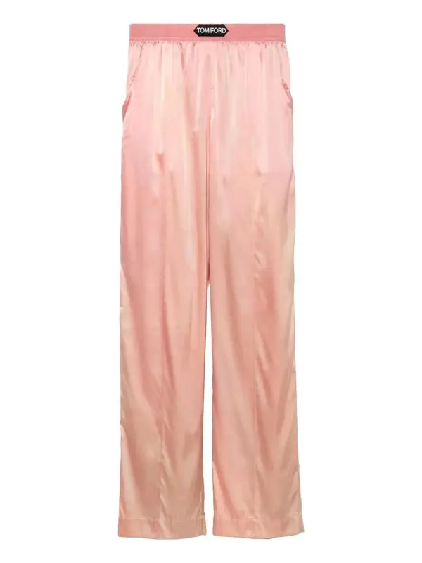 TOM FORD Satin Trousers - Pink