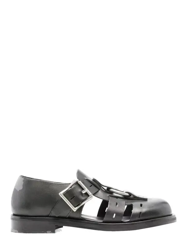 Martine Rose Bondage Belt Sandals - Black