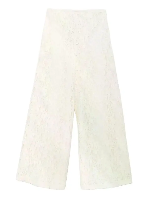 TWINSET Lace Trousers - White
