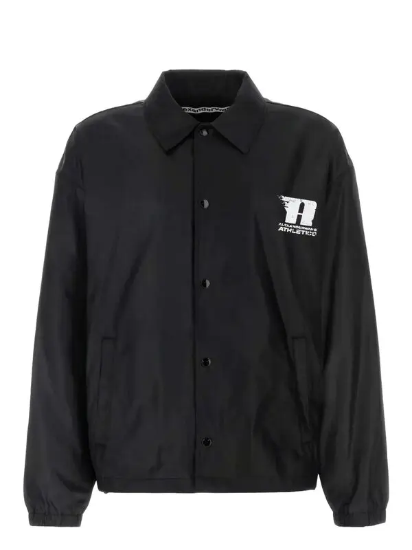 Alexander Wang Logo-print Jacket - Black