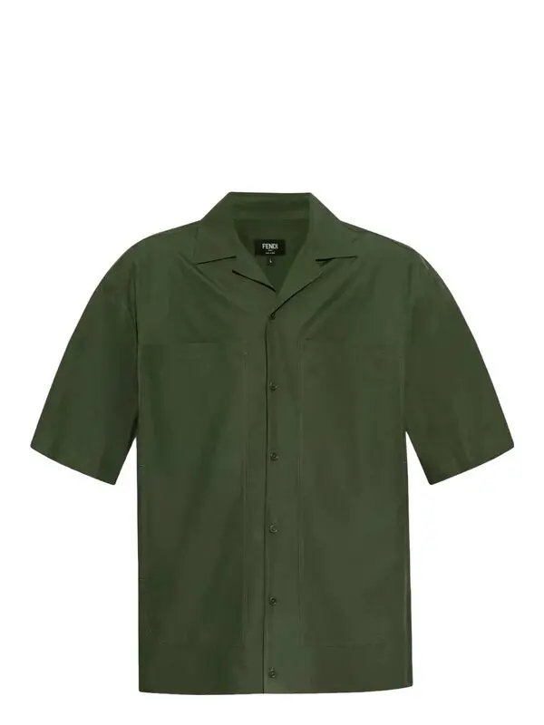Fendi Embroidered Shirt - Green