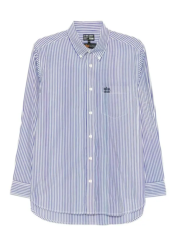 Izzue Striped Shirt - White