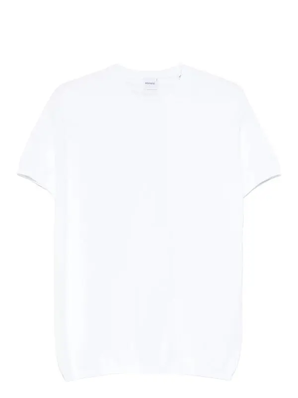 Aspesi Piqué-knit T-shirt - White