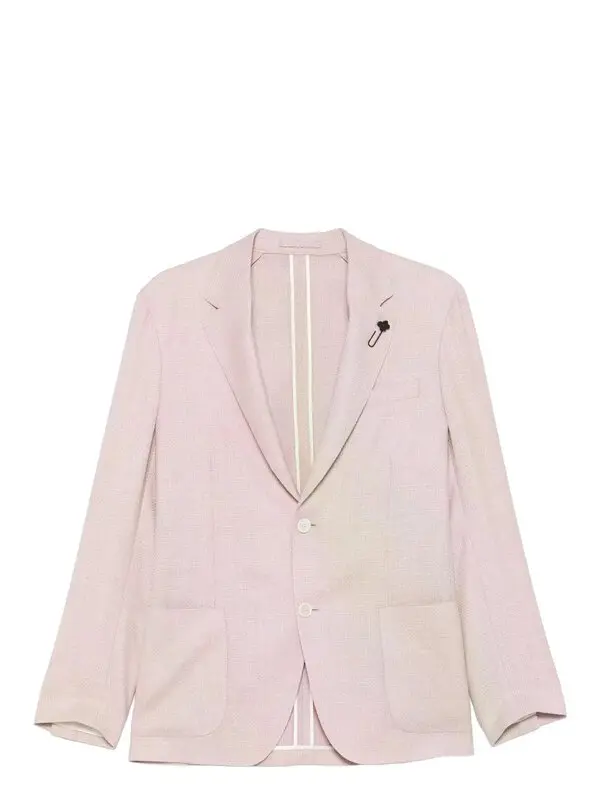 LARDINI Single-breasted Blazer - Pink