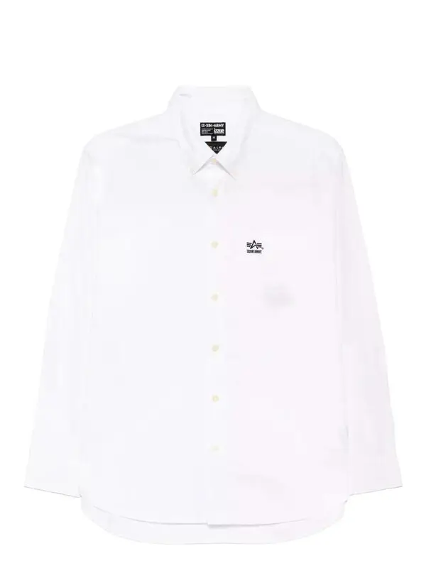 Izzue Logo-embroidered Shirt - White