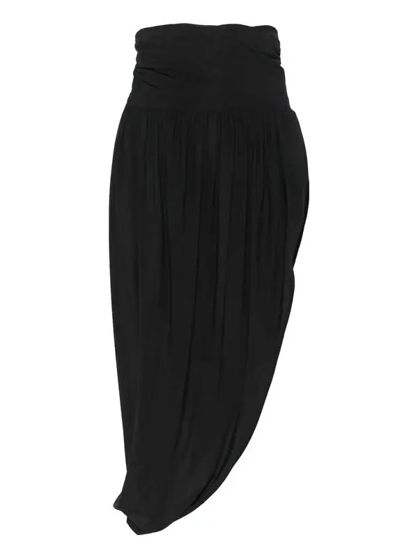 AMAZUIN Nadia Midi Skirt - Black