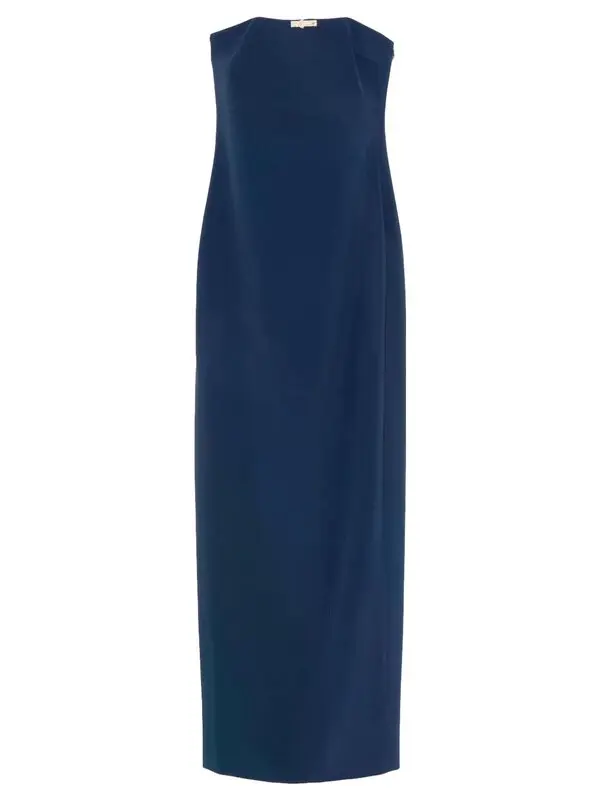 Elisabetta Franchi Strapless Maxi Dress - Blue
