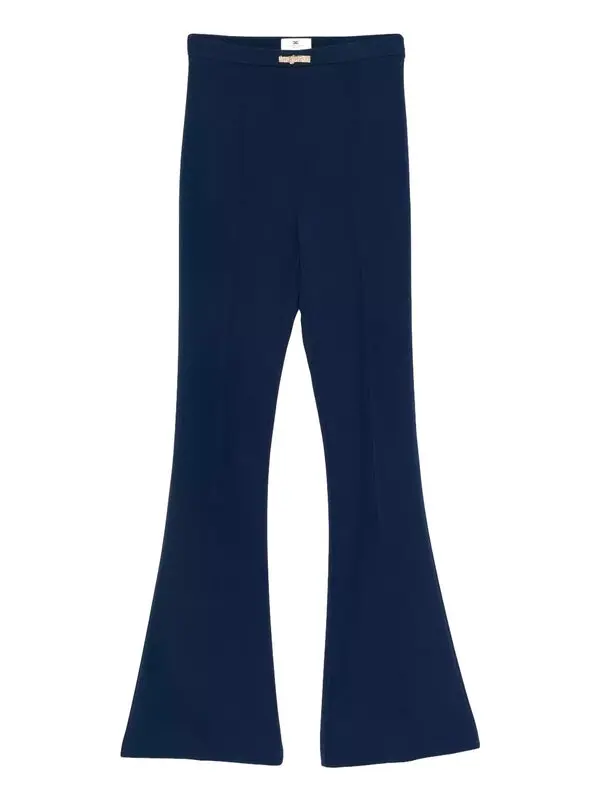 Elisabetta Franchi Crepe Trousers - Blue