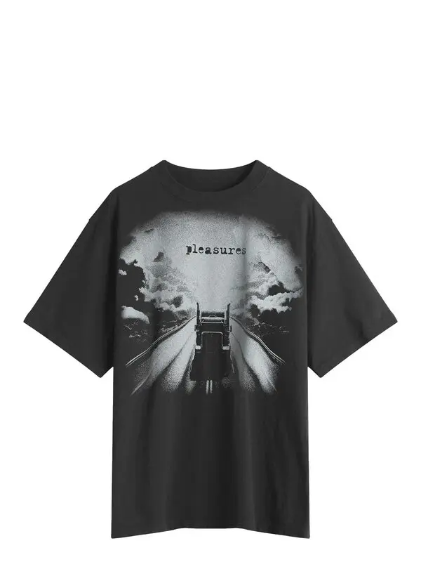 PLEASURES Truck Heavyweight T-shirt - Black