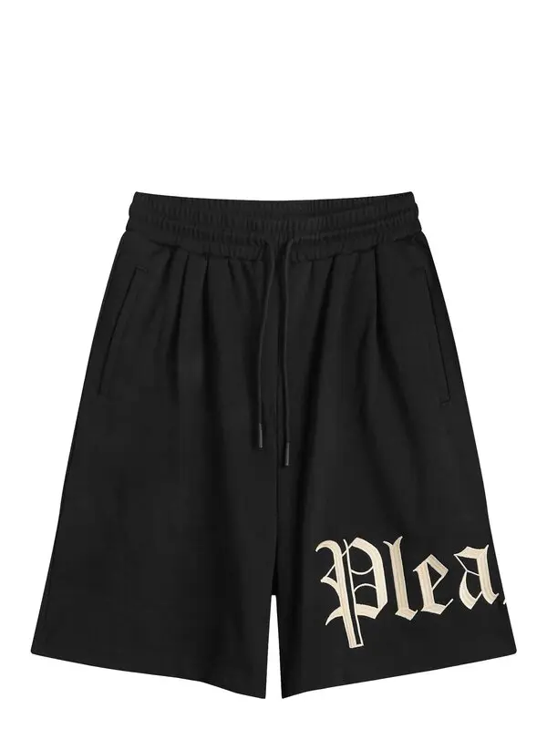 PLEASURES Oe Wide Shorts - Black