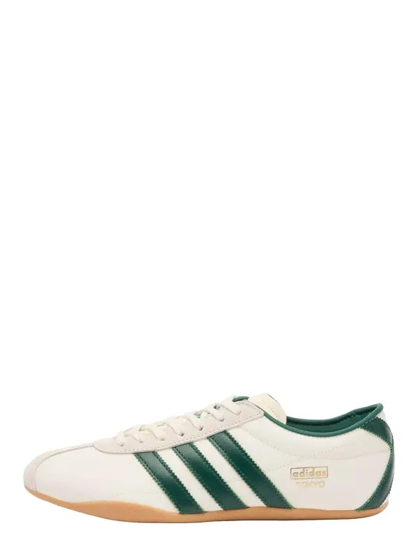 Adidas Tokyo Low-top Sneakers - Off White/green/gold Metallic