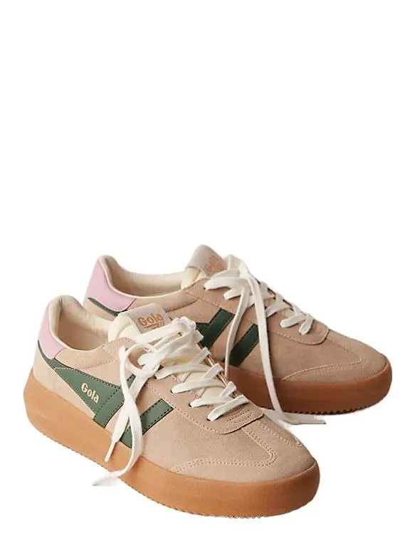 Gola Athena Sneakers - Bone/evergreen/candy