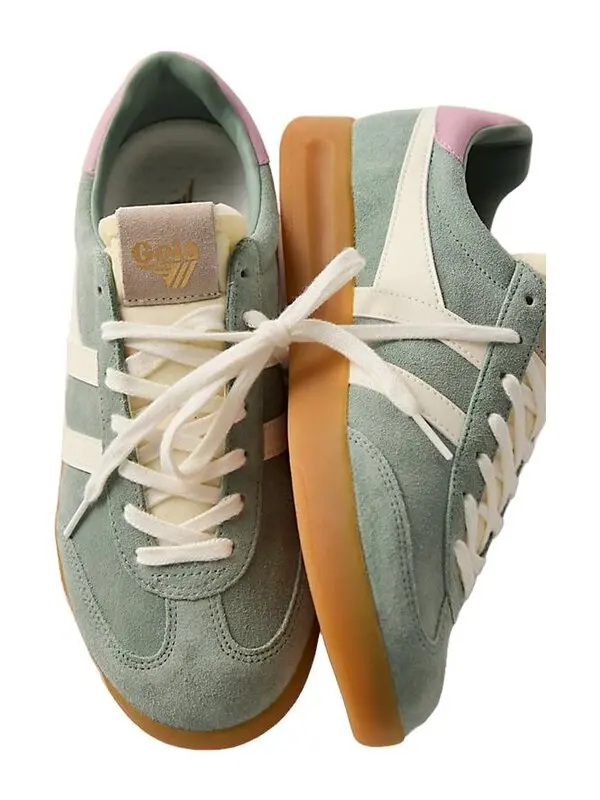 Gola Cyclone Sneakers - Green Mist/off White/candy