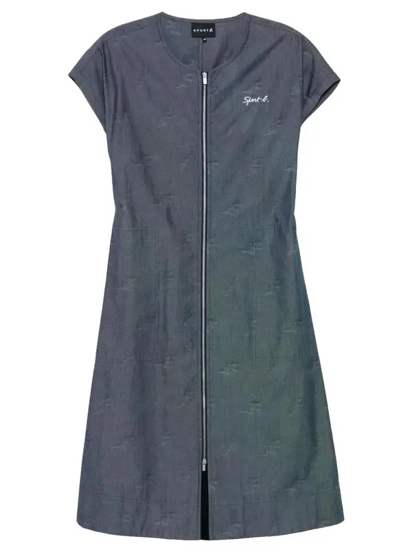 SPORT B. BY AGNÈS B. Front Zip Dress - Blue