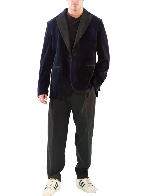 CIRCOLO 1901 Velvet Blazer - Blue