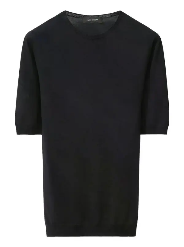 Fabiana Filippi Crew Neck T-shirt - Black