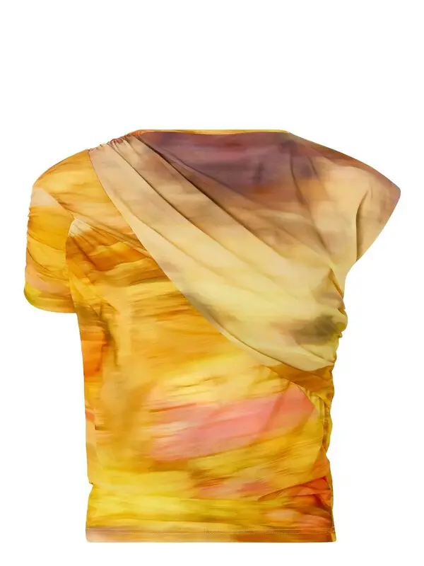 Pinko Asymmetric T-shirt - Yellow