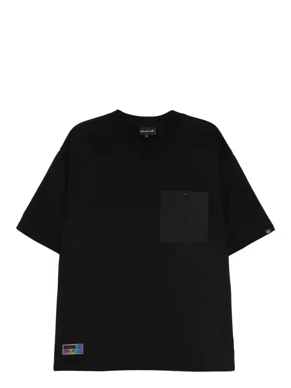 SPORT B. BY AGNÈS B. Panelled Pocket T-shirt - Black