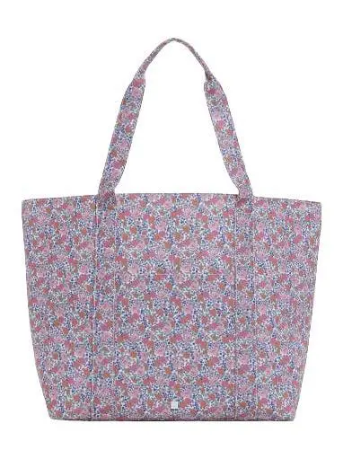 TRVL DESIGN Garden Floral Jumbo Tote - Pink