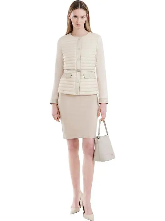 Rudsak Lina Light Down Combo Jacket - Vanilla