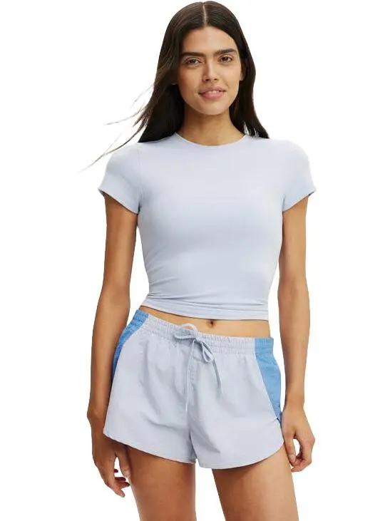Cotton:on Active Ultra Soft Fitted T-shirt - Violet Blue