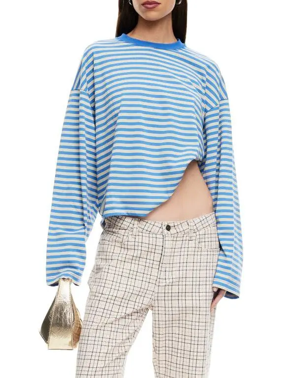 Lioness Bloom Stripe Top - Mickey Blue Stripe