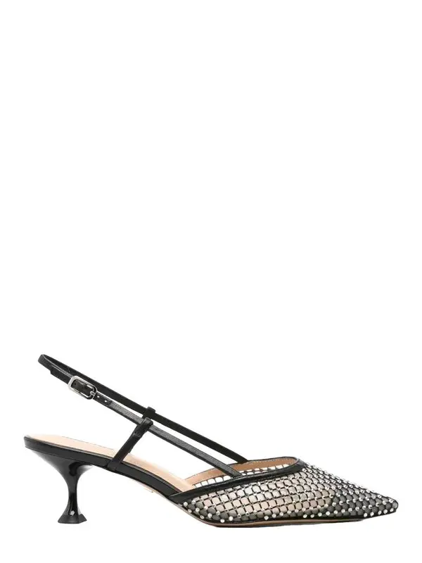 Lola Cruz 60mm Carmen Pumps - Black