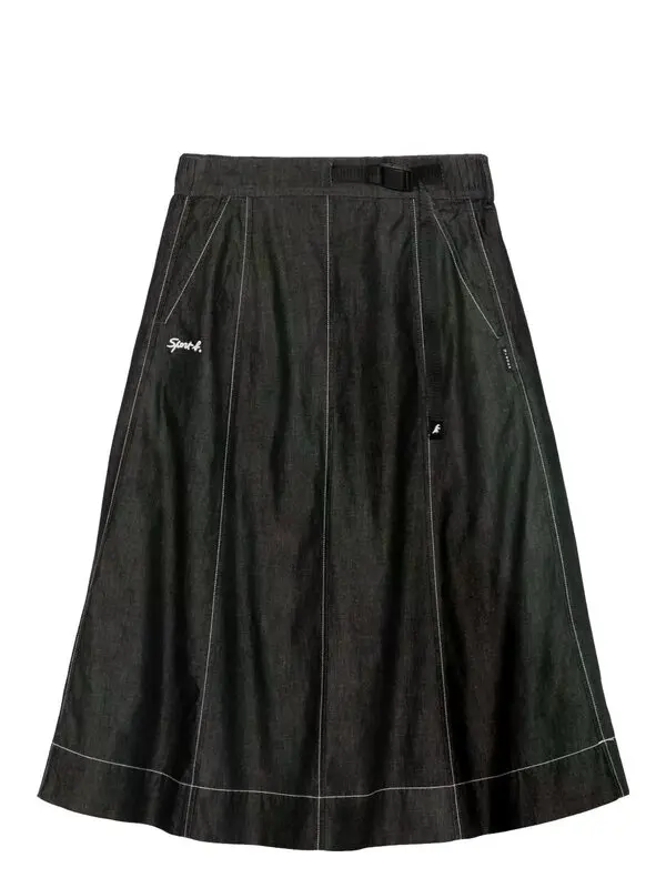 SPORT B. BY AGNÈS B. Chambray Skirt - Black
