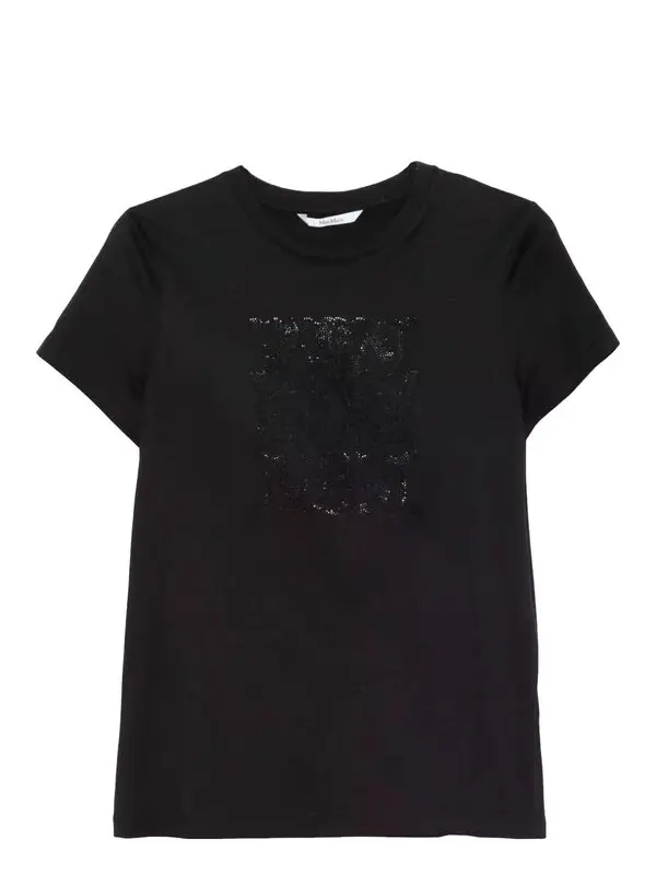 Max Mara Logo Detail T-shirt - Black