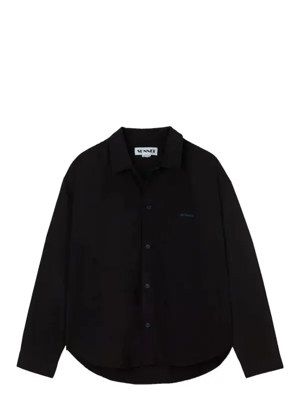 Sunnei Cotton Shirt - Black