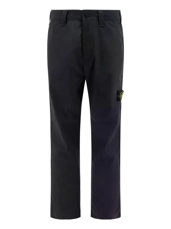 Stone Island Cotton Trousers - Blue